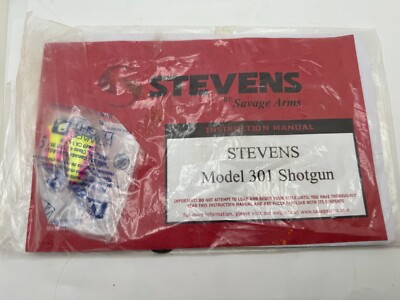 WITH METAL TOOL STEVENS by Savage Model 301 Shotgun OWNERS INSTRUCTION ...