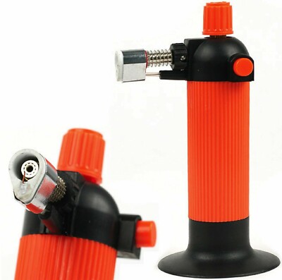 BUTANE GAS TORCH MINI SMALL WIRELESS BLOW LAMP SOLDERING WELDING COOK ...