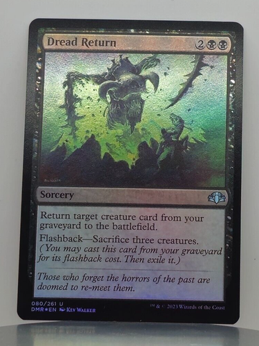 Foil - Dread Return - Dominaria Remastered - DMR - 80/261 - MTG | eBay