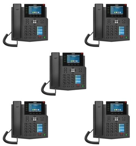 Fanvil X5U Gigabit High-end IP Phone PoE - 5 UNITS | eBay