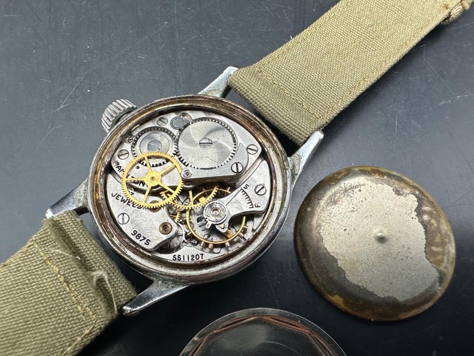WWII Hamilton Ord Dept cal.987s Hacking Second Military Watch. | eBay