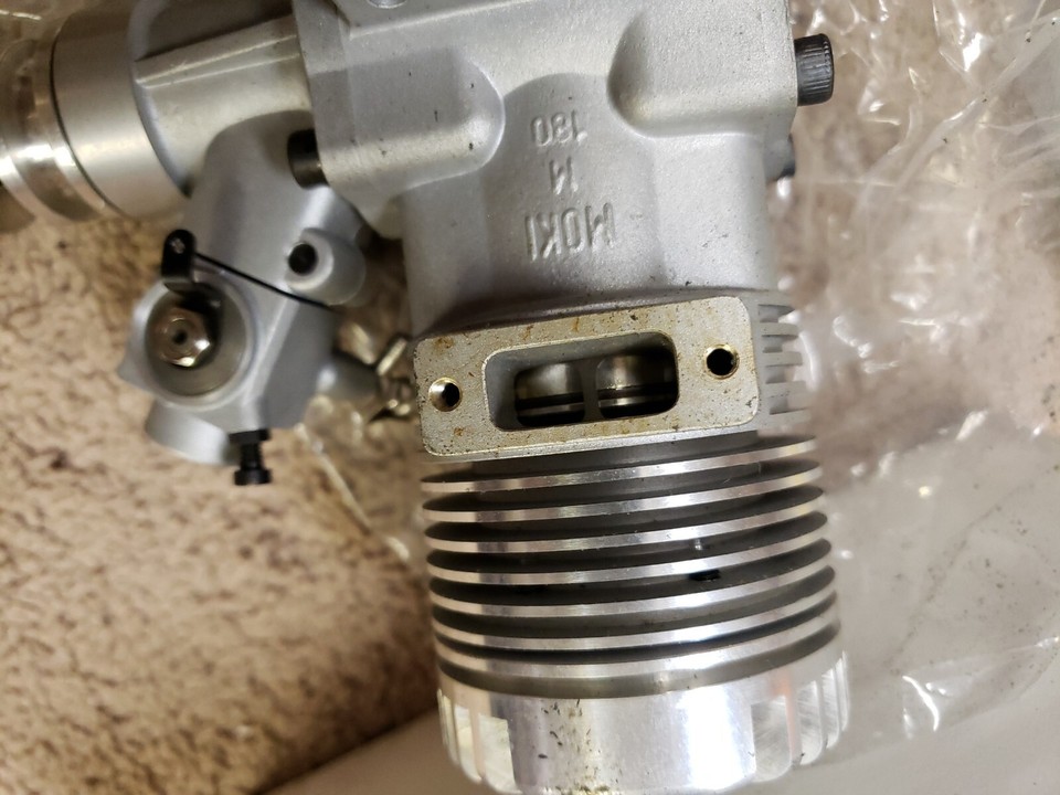 Moki Engine - Moki M 180 - Moki 30 RC with back mount and muffler - NIB ...