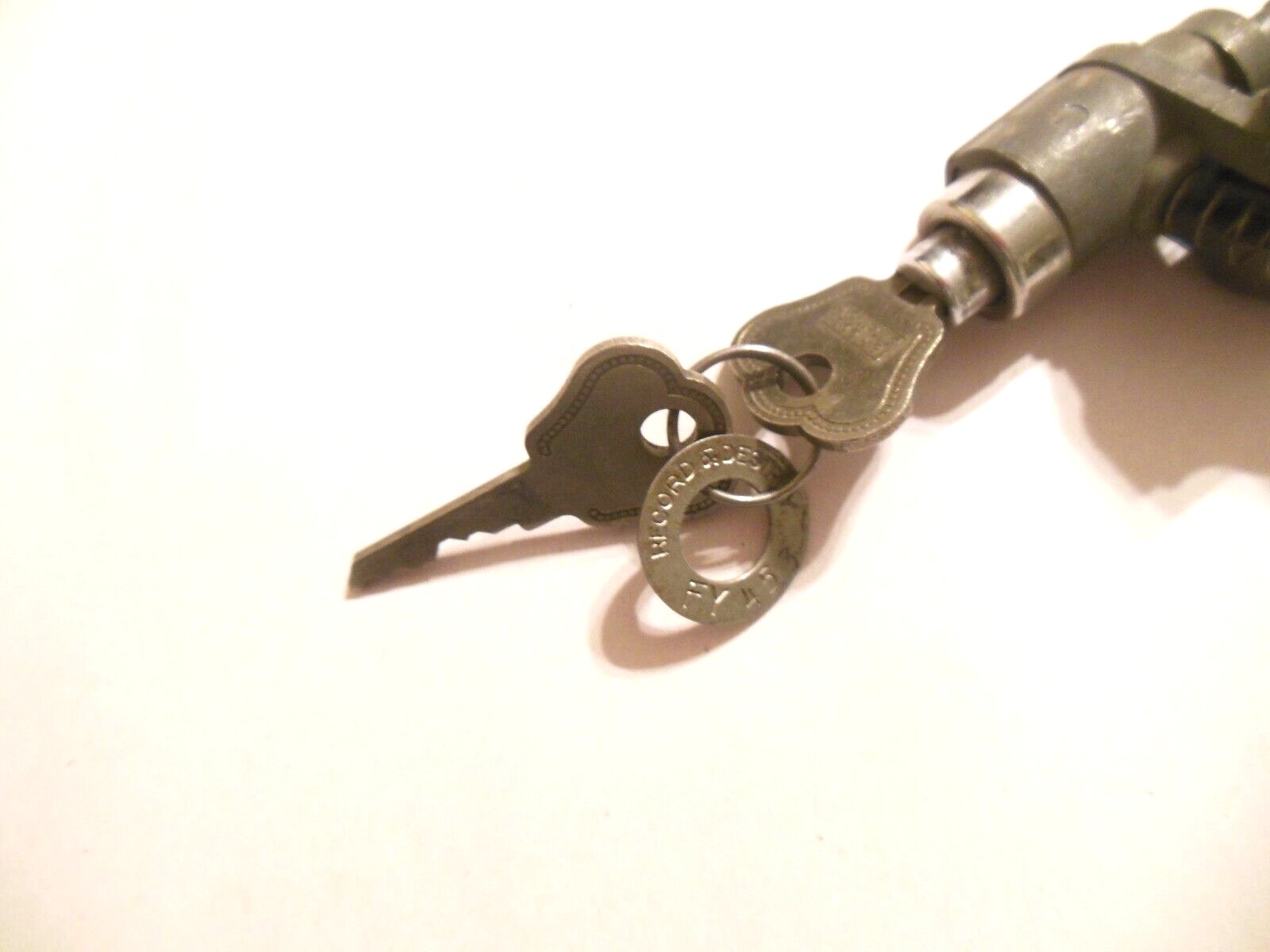 1942 - 1948 Ford Glove Box Lock with Two Briggs & Straton Keys & Number ...