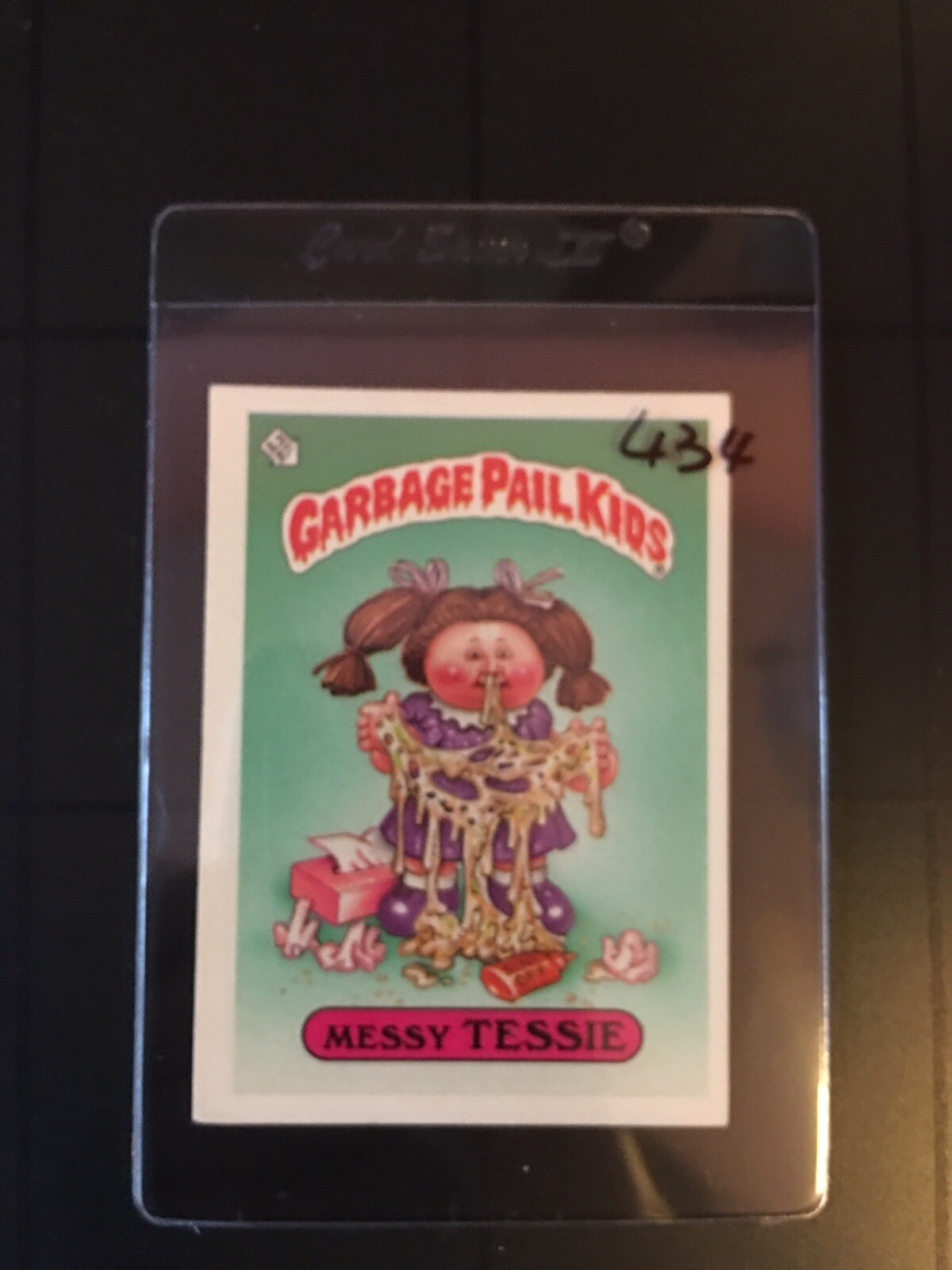 1985 Topps Garbage Pail Kids Series 2 OS2 GPK Glossy 45b Messy Tessie ...