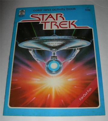 STAR TREK COLOR & ACTIVITY BOOK "FAR OUT FUN" BRAND NEW" FREE SHIPPING ...