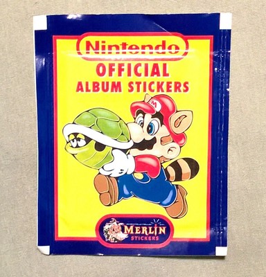 Vintage Nintendo Official Album Stickers Merlin Stickers 1992 [SEALED ...