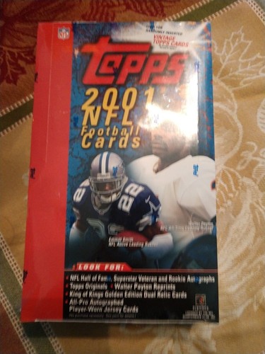 2001 Topps Football HTA Jumbo Box Sealed Unopened Drew Brees RC | eBay