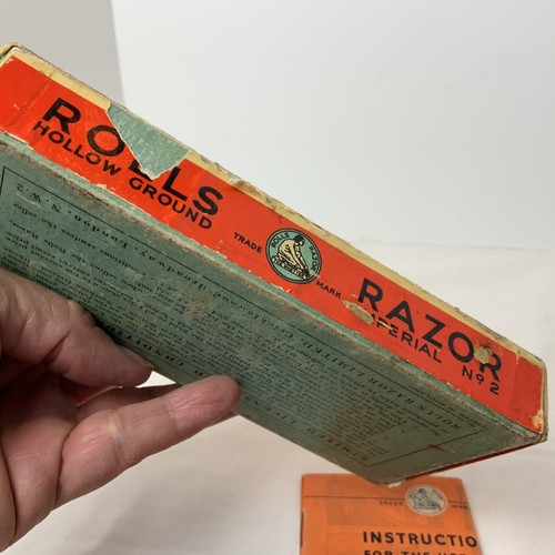 VTG Rolls Razor London #2 , Friction Clip Pin, Strop Dressing 50’s ...