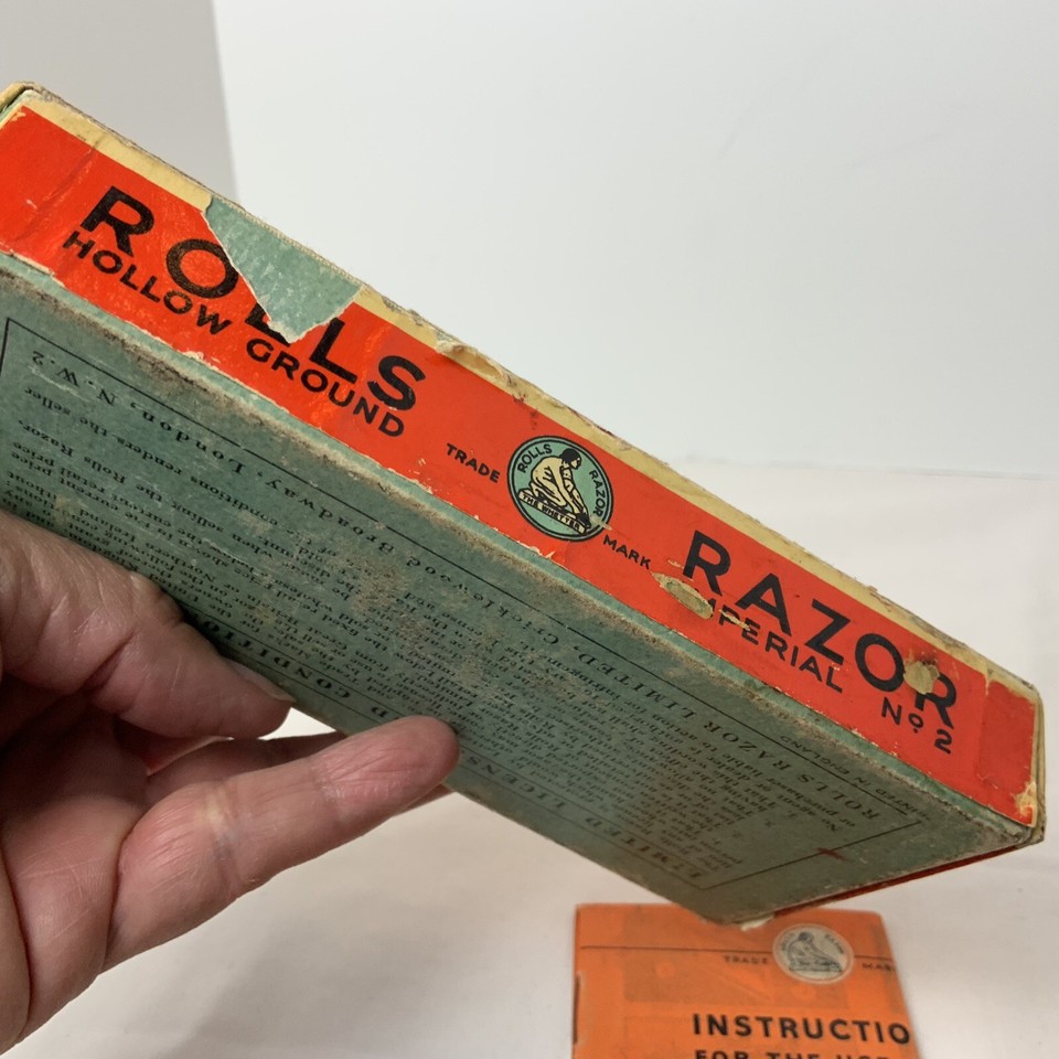VTG Rolls Razor London #2 , Friction Clip Pin, Strop Dressing 50’s ...