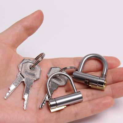 3MM/5MM PA Locked Chastity Piercing Titanium D-Ring PA Lock Metal ...