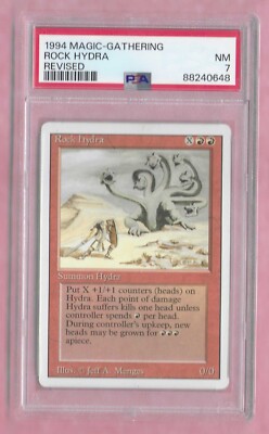 1994 MTG Revised ROCK HYDRA PSA 7 NM - Magic the Gathering | eBay