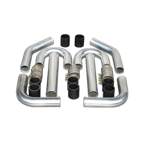 2.5" DIY TURBO INTERCOOLER W/U PIPE PIPING KIT | eBay