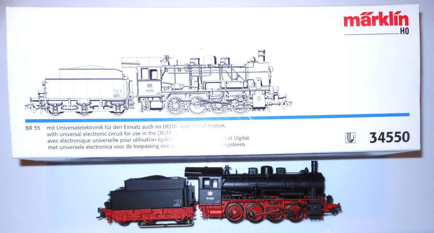 Märklin 34550 Br 55 5555 DB Ex G 8.1 Delta Digital Mint Boxed Ms 4001 ...