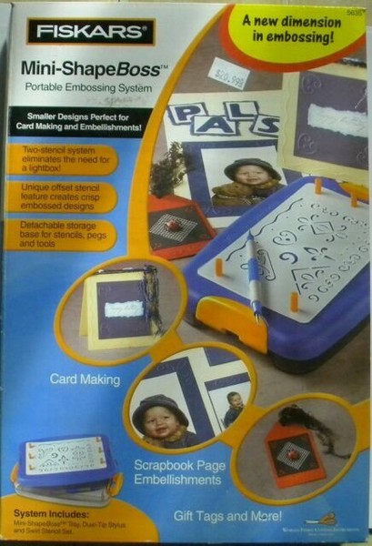 Fiskars Mini-shape Boss Portable Embossing System 5635 Set for sale ...