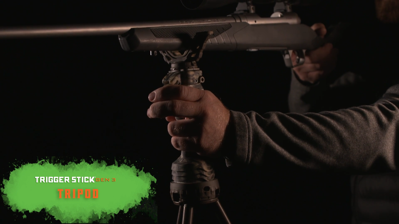 Gen 3 Trigger Stick Primos Tripod Hunting Shooting Rifle Rest 3 legged ...