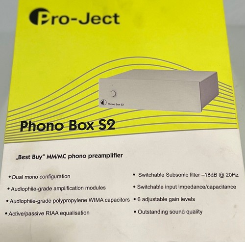 Project Phono box S2 MM/MC Phono (Black) in 100-240v, Made in Europe | eBay