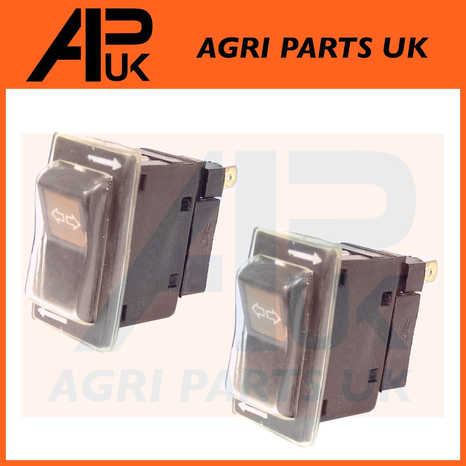 2x Indicator Rocker Switch for JCB Dumper Mini Digger Excavator Plant ...