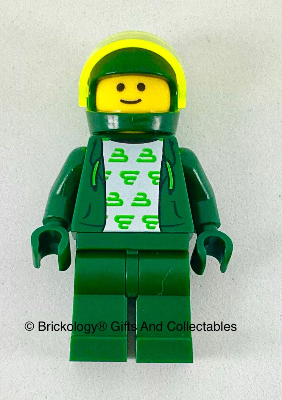 Lego Classic Space Minifigure Dark Green Spaceman Blacktron Torso ...
