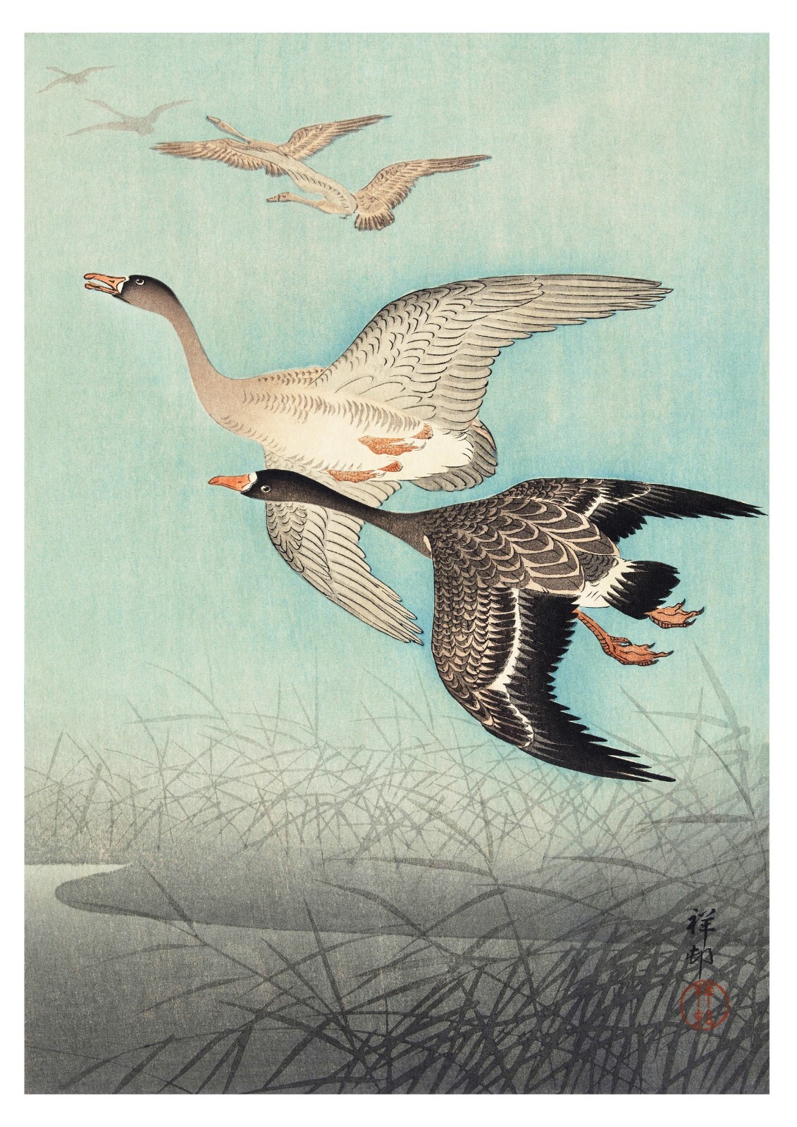 Japanese Bird Art Prints by Ohara Koson Traditional Japanese Framed ...