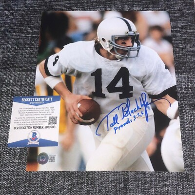 TODD BLACKLEDGE SIGNED AUTOGRAPH 8X10 PHOTO PENN STATE FOOTBALL BECKETT ...
