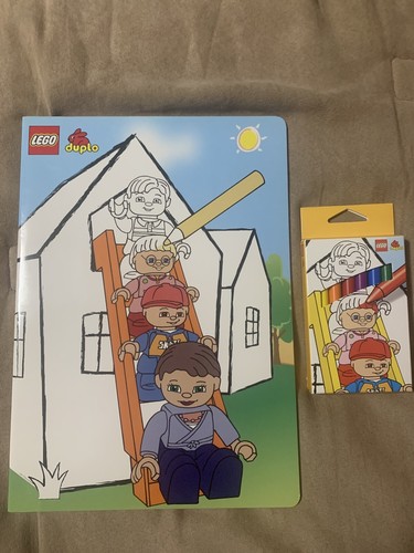 Lego Duplo Coloring Book and Crayons | eBay