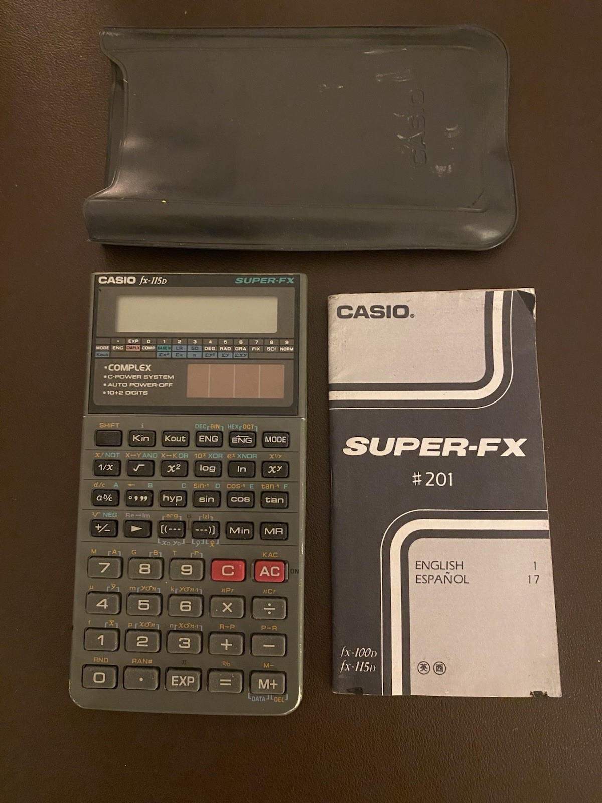 Casio Super FX-115d Scientific Calculator With Manual Working Vintage ...