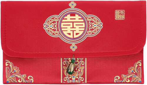 Fabric Red Envelope 2025 Money Packets Wedding Cash Envelopes Wedding ...