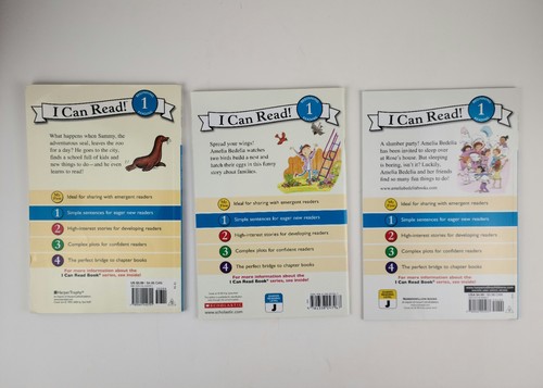 Lot 13 I Can Read Leveled 1/2 Step Into Reading Books Sammy Amelia Danny Madelin | eBay