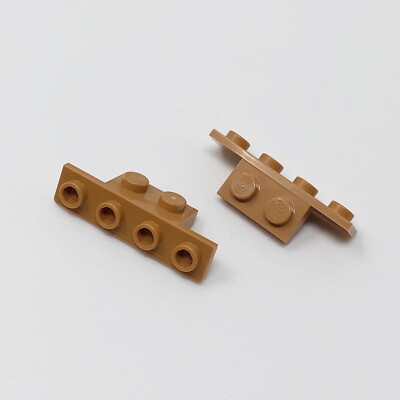 28802 LEGO Bracket 1x2 - 1x4 w/ 2 Rounded Bottom Corners MEDIUM NOUGAT ...