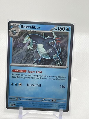 BAXCALIBUR 60/193 PALDEA EVOLVED RARE HOLO - POKEMON TCG ENGLISH | eBay ...