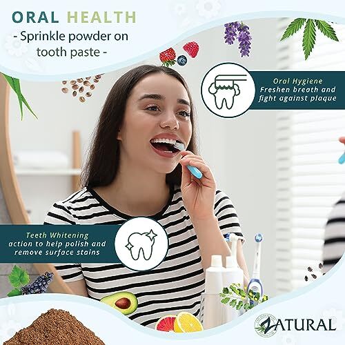 Neem Bark Powder 16ounce-Dental and Digestion Support-Tooth Powder-Pure ...