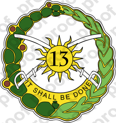 STICKER US ARMY UNIT 13th Armor Regiment NEW | eBay