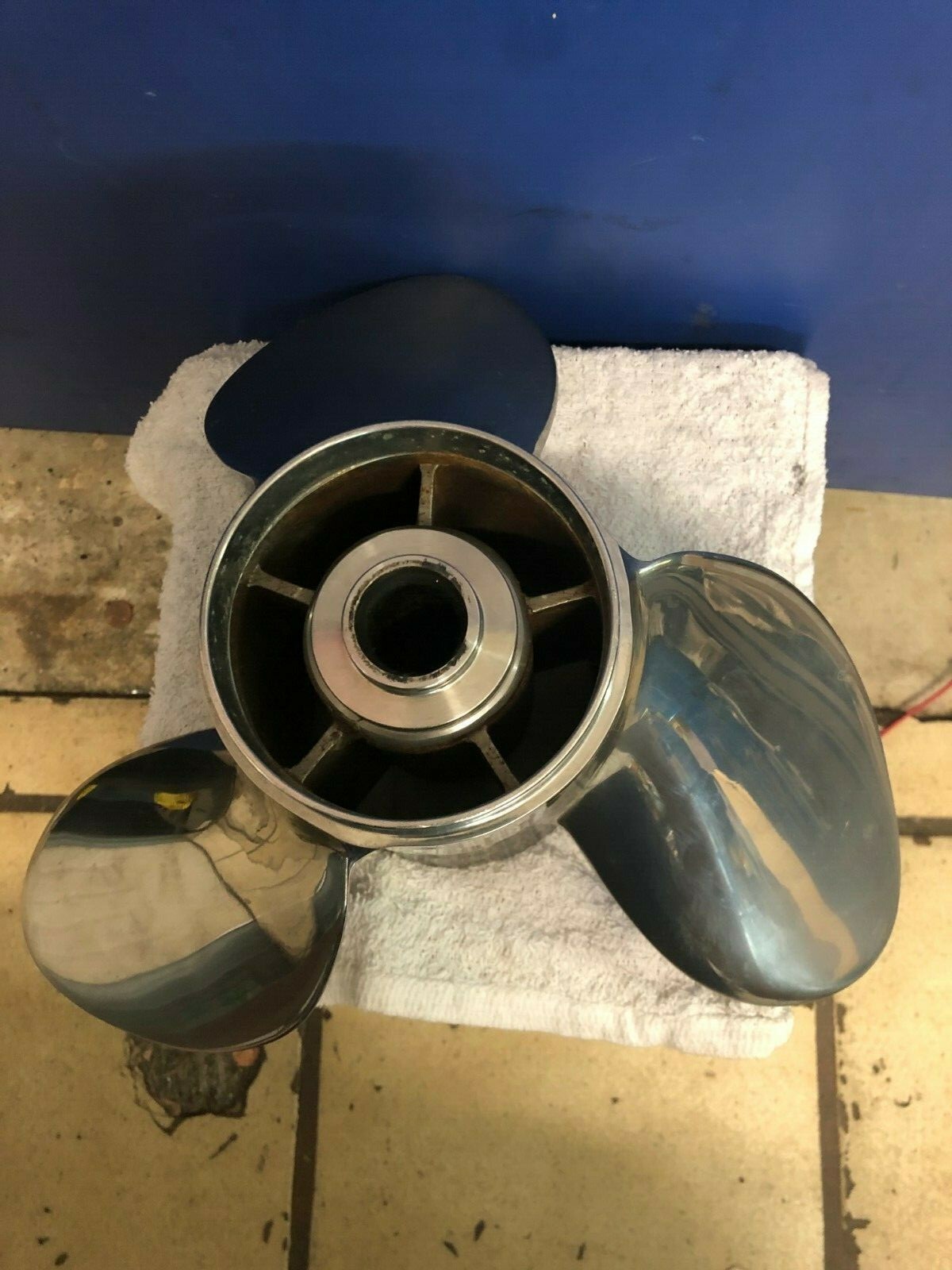 POWERTECH, STAINLESS STEEL 3-BLADE PROP 14 PITCH , P/N PTZ3R14PCL, STK ...