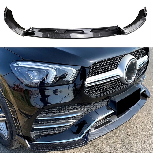 For Benz GLE W167 C167 2020-2023 Front Bumper Spoiler Lip Carbon Fiber ...