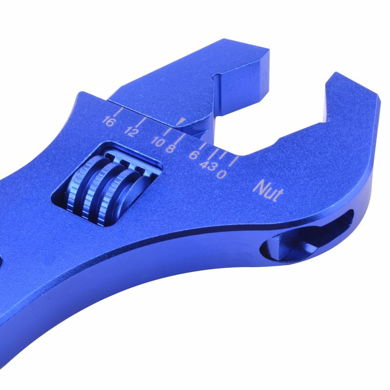 AN Hose Fitting Adjustable Wrench Spanner Lightweight Aluminum 3AN-16AN ...