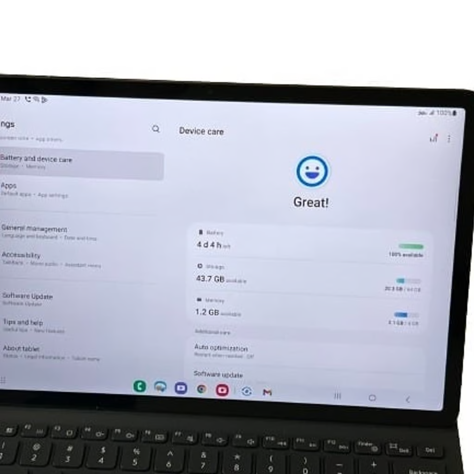 Samsung Tab S7 FE 64GB 5G Unlock 12.4"Comes With Keyboard & S Pen ...