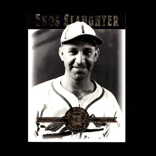 Enos Slaughter 2001 Upper Deck Hall of Famers St. Louis Cardinals #10 ...