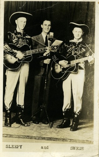 Canada Sleepy and Swede Country Music Singers old Photo Postcard 1940 ...