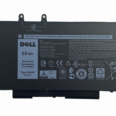 NEW OEM Genuine 68Wh 3HWPP Battery For Dell Latitude 14 E5410 15 E5510 ...