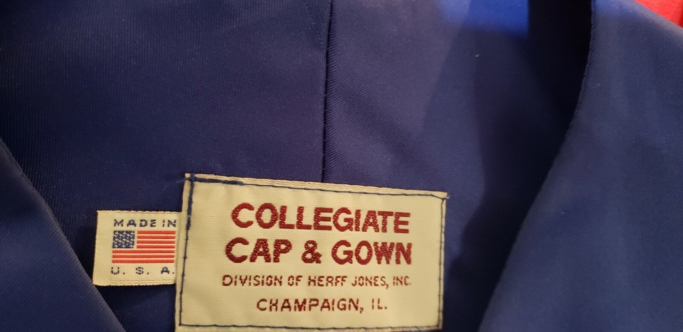 COLLEGIATE CAP & GOWN CO CHOIR GOWN ROBE ROYAL BLUE LENGTH 44" | eBay