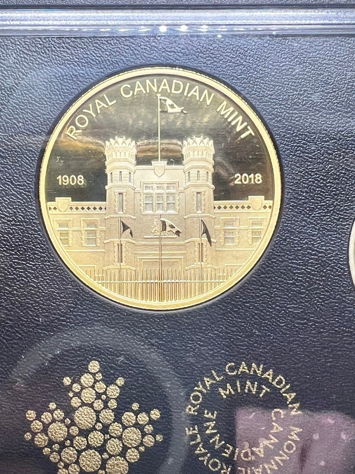 2018 Canada Classic Canadian Proof Set Fine Silver 6 Coin Coloured and ...