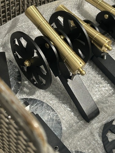 Precision Crafted Mini Cannon – Functional .50 Caliber Brass Barrel | eBay