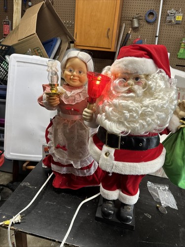 Vtg Telco 24 Motion-ettes Animated Santa & Mrs. Clause Christmas ...