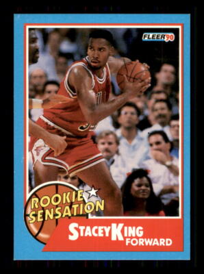 1990 Basketball Fleer Stacey King Chicago Bulls #5 RS RC1 | eBay