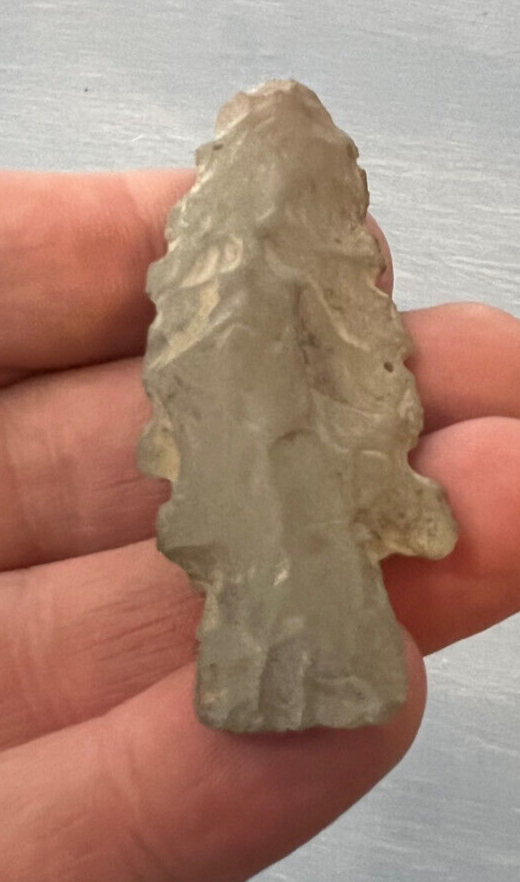 Authentic Evans Multi Notch Eccentric Arrowhead Point Artifact Arkansas ...