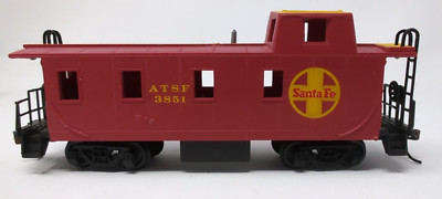 Bachmann HO Scale Santa Fe Caboose ATSF #3851 Model Railroad Rail Car ...