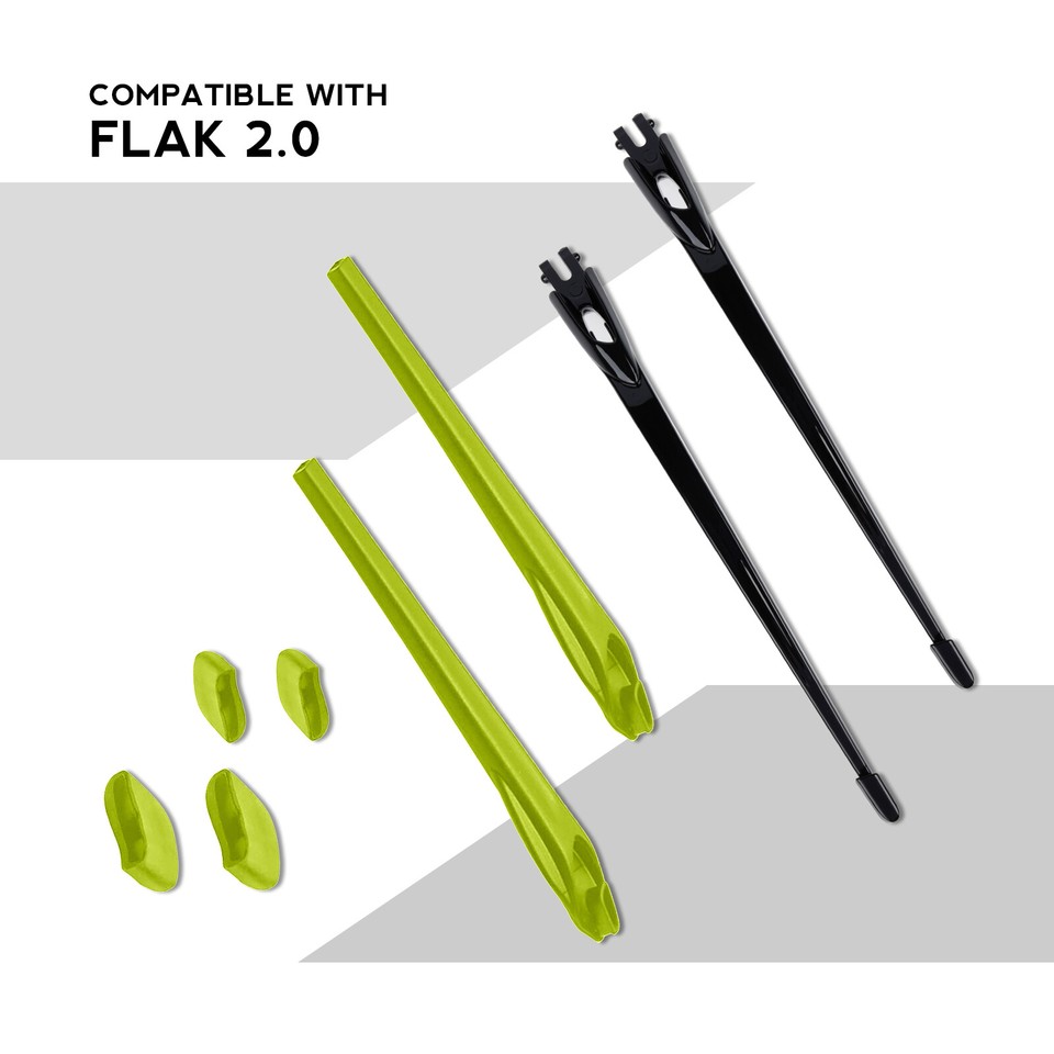 Wholesale Replacement Black Arm Temples for-Oakley Flak 2.0 OO9295 ...