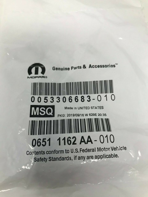 (7) 6511162AA MOPAR OE Spring Speed Nut Clip for Jeep Cherokee Chrysler ...