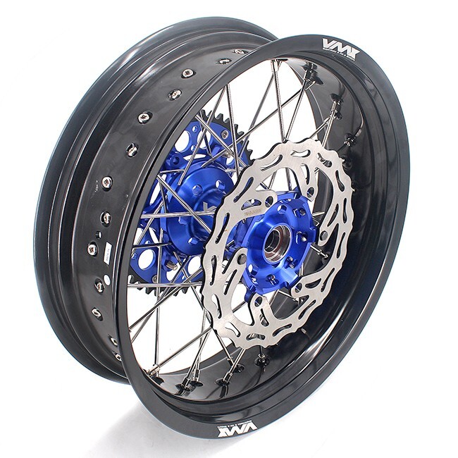 VMX 17" Motard Supermoto Wheels Rims Set Fit Yamaha WR250F 2001 WR450F ...