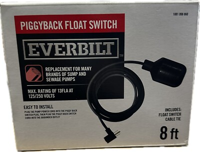 Piggyback Flow Switch Pump 8ft Everbilt-1001098860 | eBay